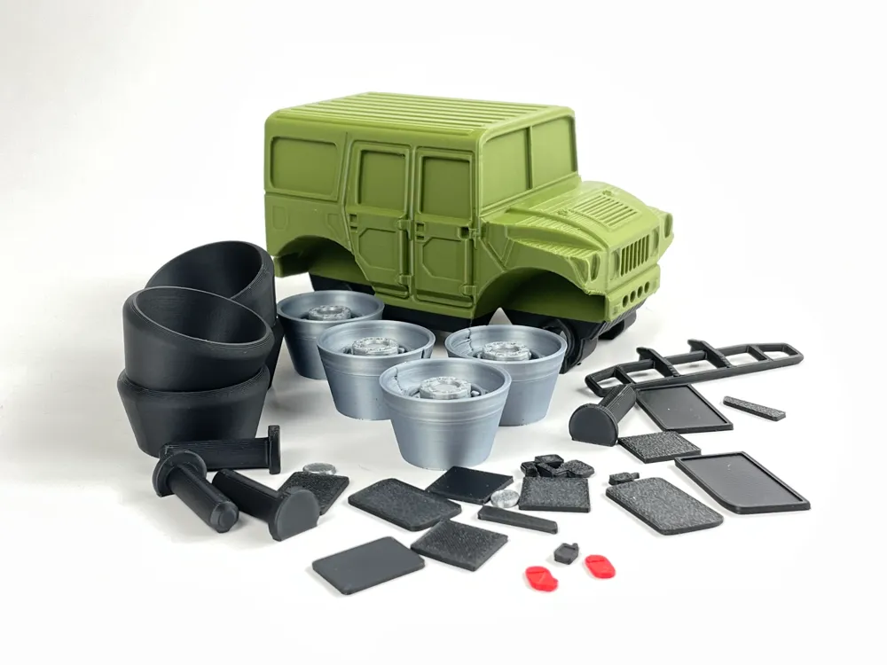 Tooned HUMMER H1 (Humvee) by soarpix MakerWorld: Download Free 3D Models