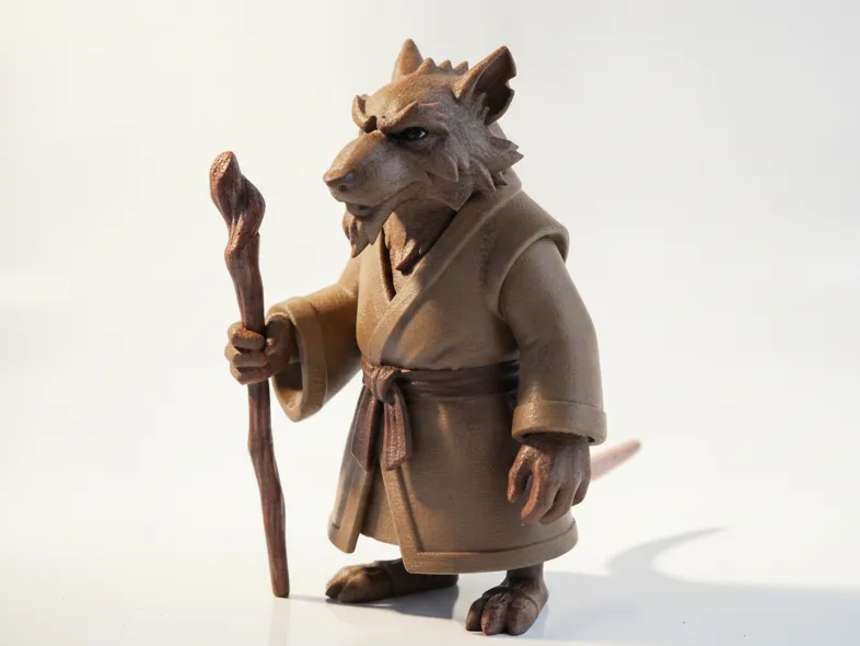 Splinter TMNT Figurine Cartoons Animation - Free 3D Print Model ...