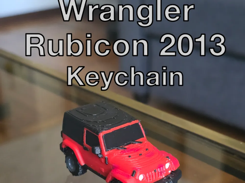 Jeep Wrangler Rubicon 2013 (working wheels) - Free 3D Print Model ...