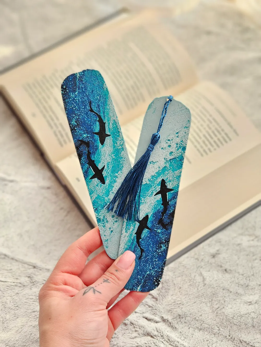 Deep Blue - Bookmark - Free 3D Print Model - MakerWorld