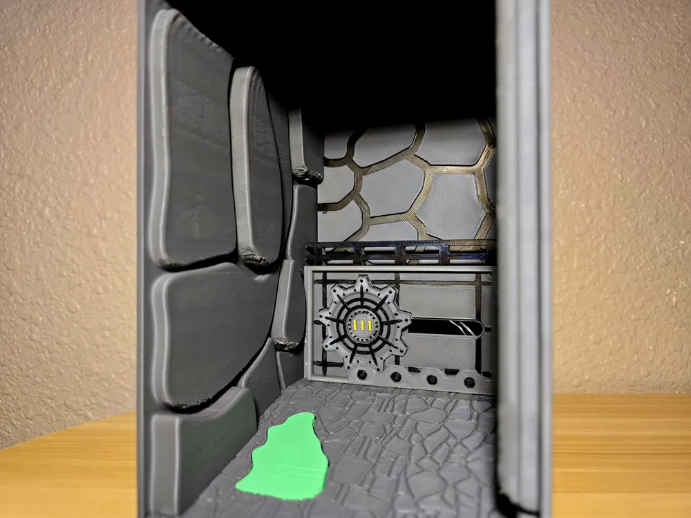 Functional Fallout Vault Book Nook w/compartment by SilvestreDesignLab ...