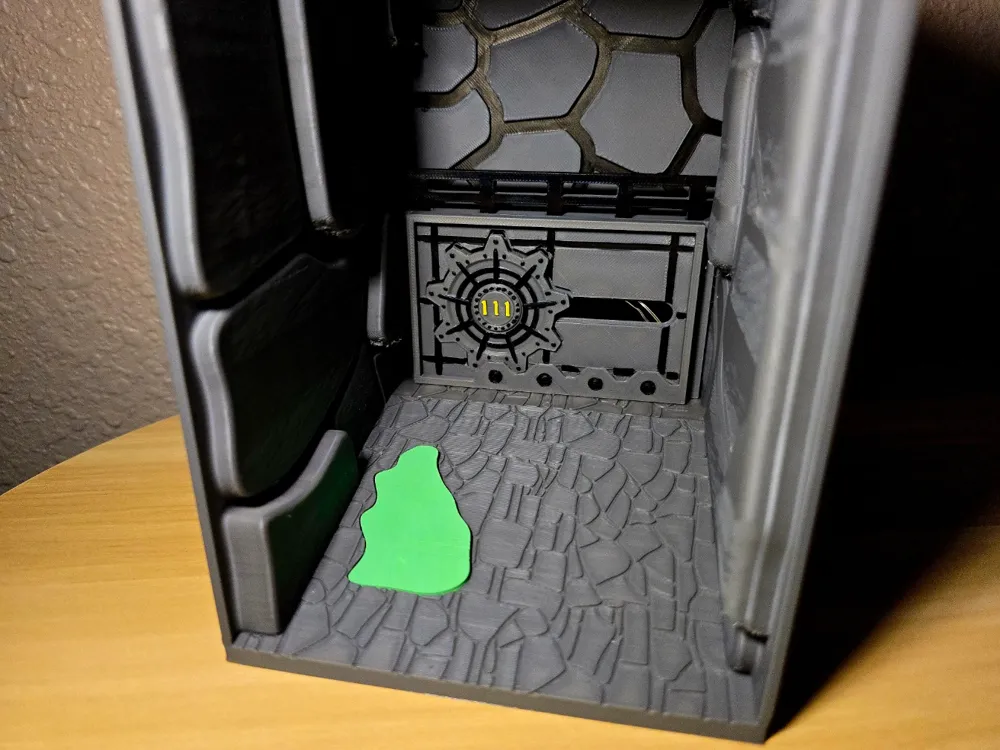 Functional Fallout Vault Book Nook w/compartment by SilvestreDesignLab ...