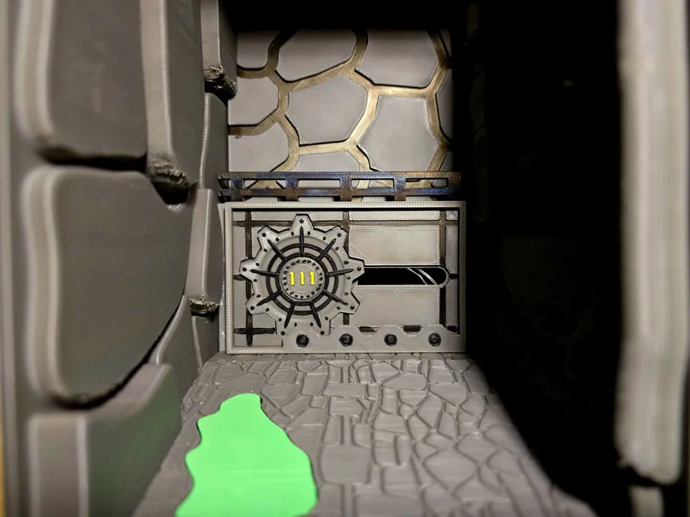 Functional Fallout Vault Book Nook w/compartment by SilvestreDesignLab ...