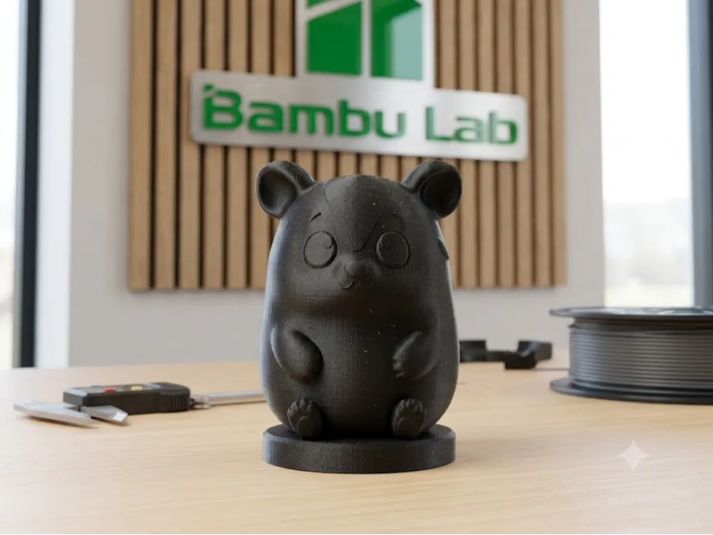 Cute Desk Buddy Hamster / Chibi Hamster Figurine - Free 3D Print Model ...