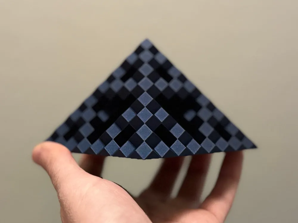 Rhombic Dodecahedral Sierpiński Pyramid - Level 3 by Endless Design Lab ...