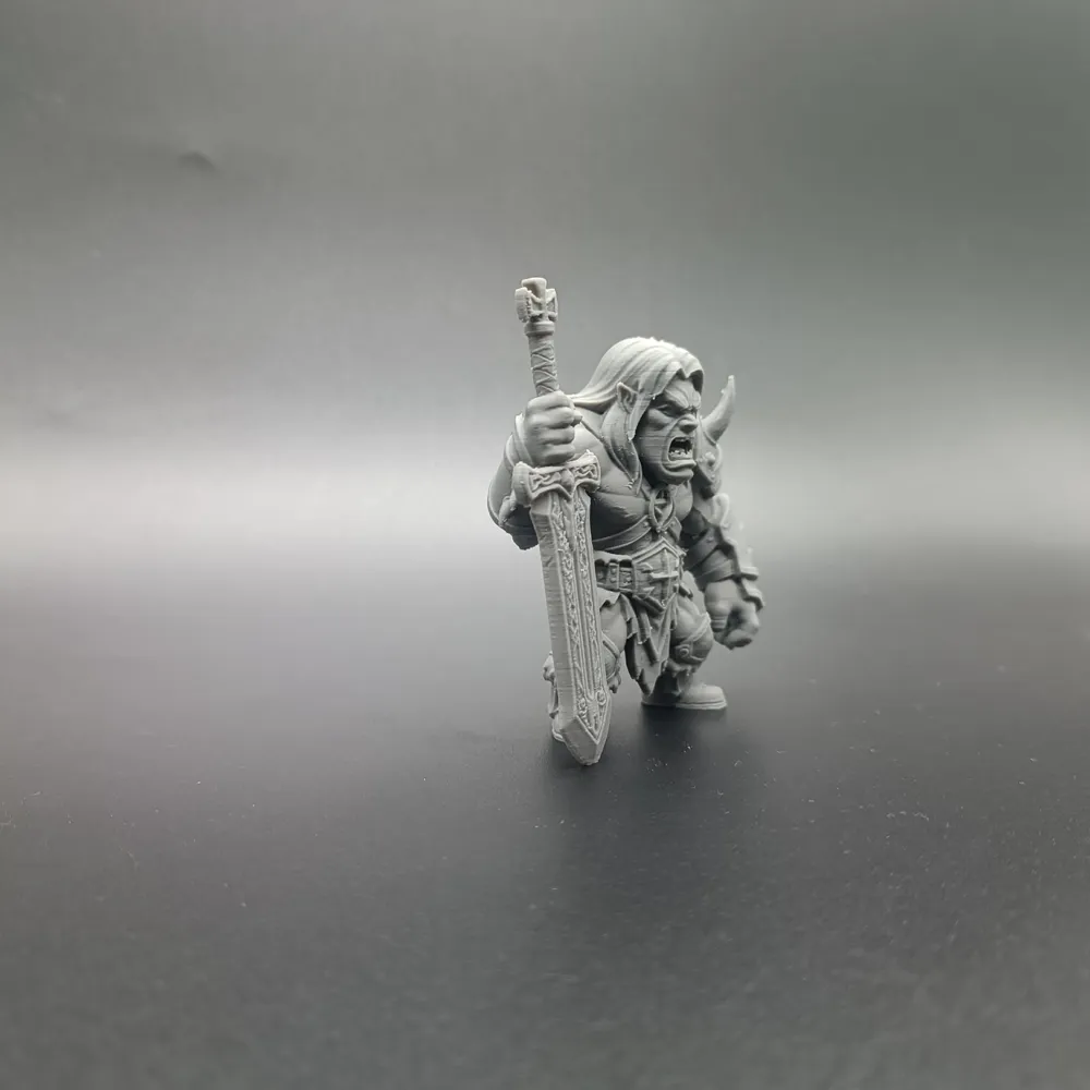 Berserker - Chibi Fantasy RPG Barbarian - Free 3D Print Model - MakerWorld
