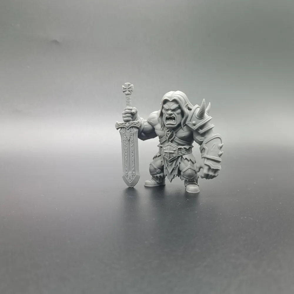 Berserker - Chibi Fantasy RPG Barbarian - Free 3D Print Model - MakerWorld