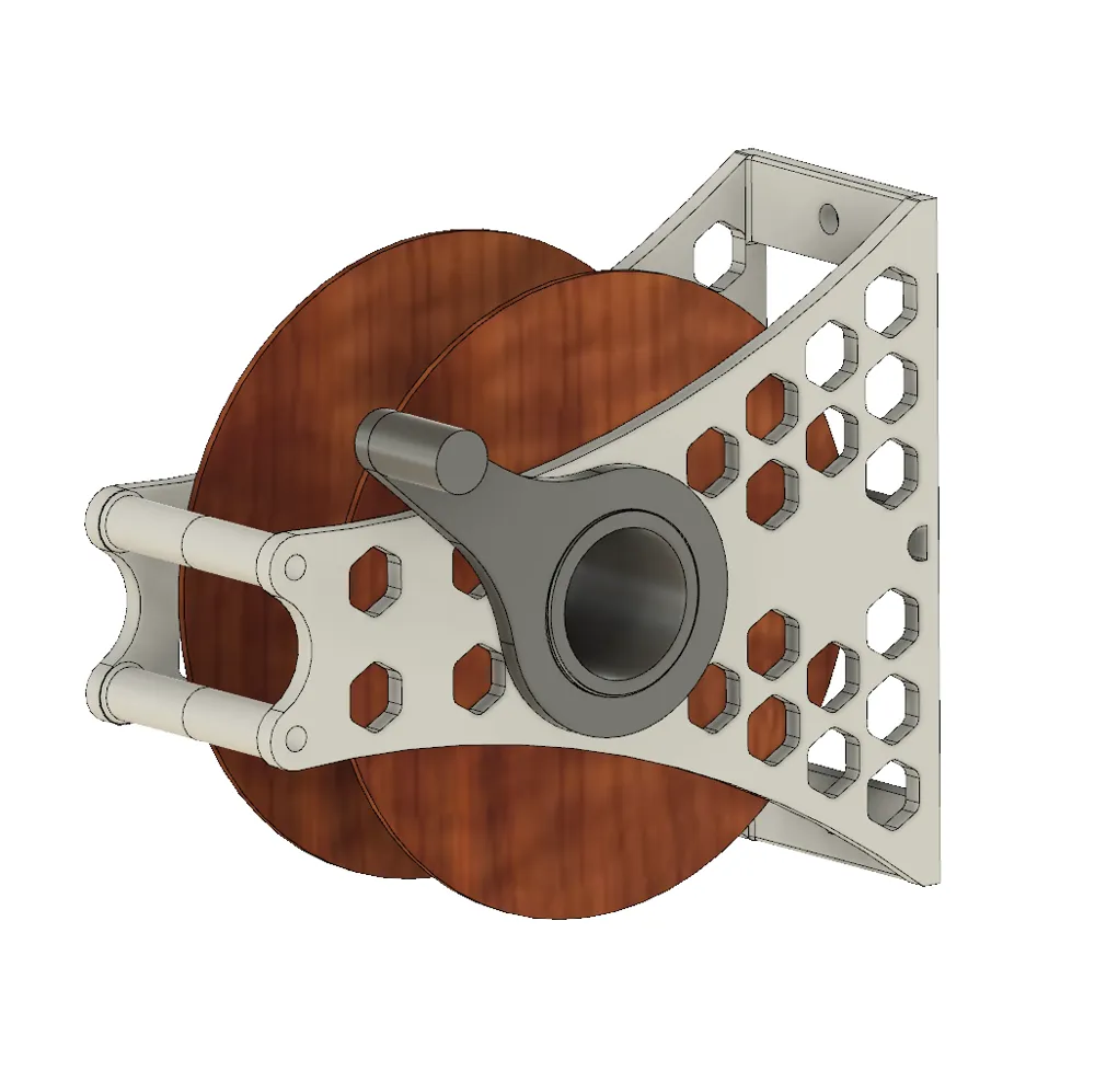 Wall-mounted electrical cable reel - Free 3D Print Model - MakerWorld