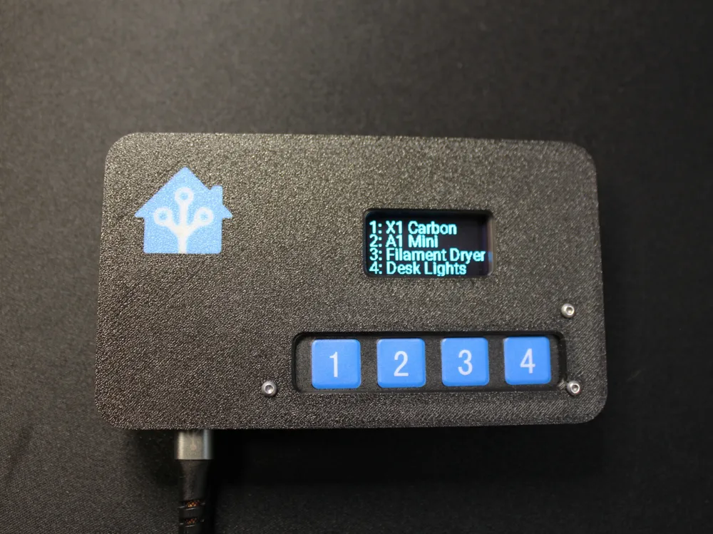 HABB - Home Assistant Button Box - ESPHome - Free 3D Print Model - MakerWorld