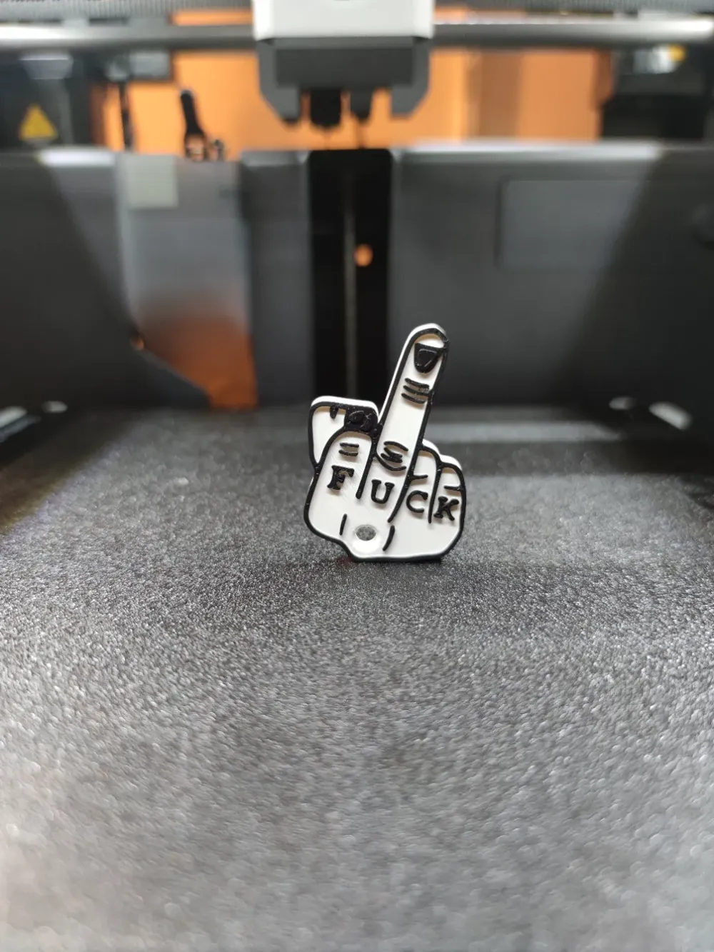 Middle finger Keychain by Eclipse 3D MakerWorld: Download Free 3D Models