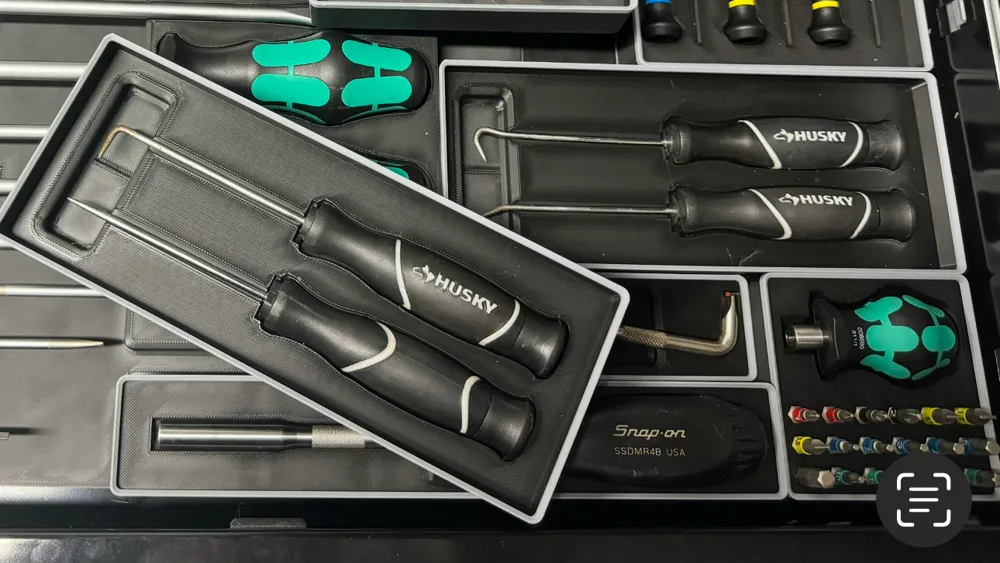 Gridfinity Husky Pick Set Holder - Free 3D Print Model - MakerWorld