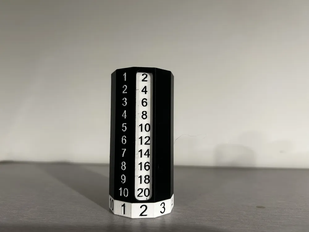 Math Learning Cylinder - Tablas de Multiplicar - Free 3D Print Model ...