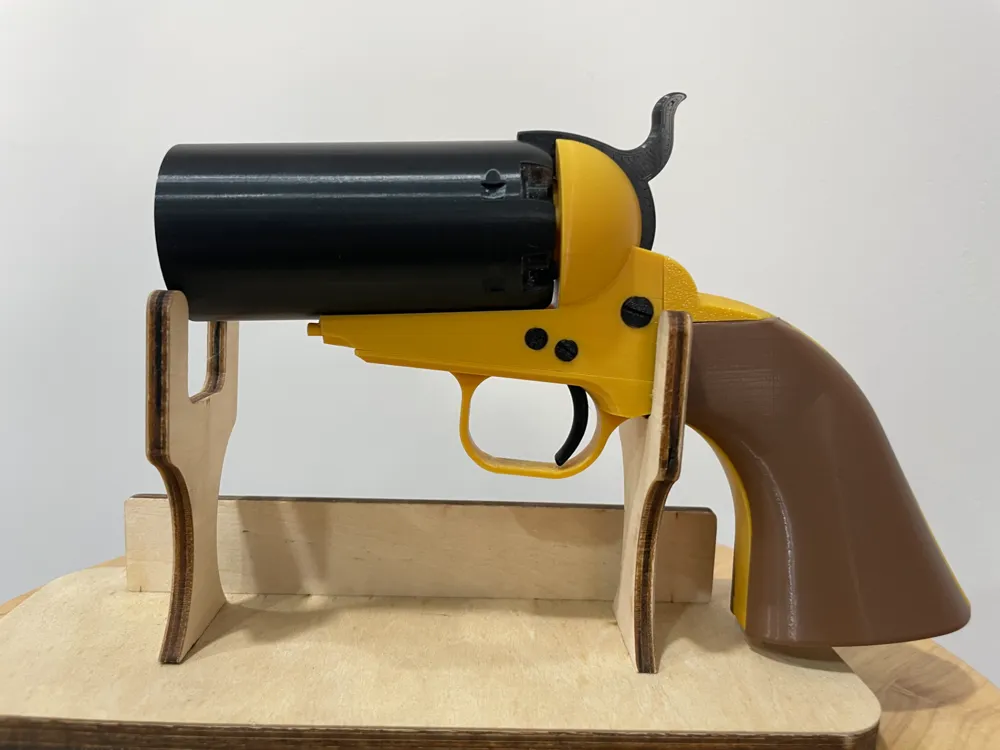 Colt 1851 Navy Pepperbox pistol replica by Anton_Harkov - MakerWorld