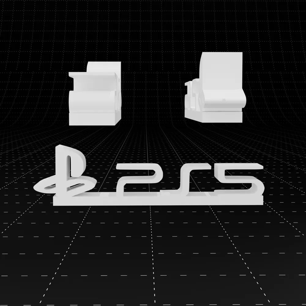 PS5 Logo Stand - Free 3D Print Model - MakerWorld