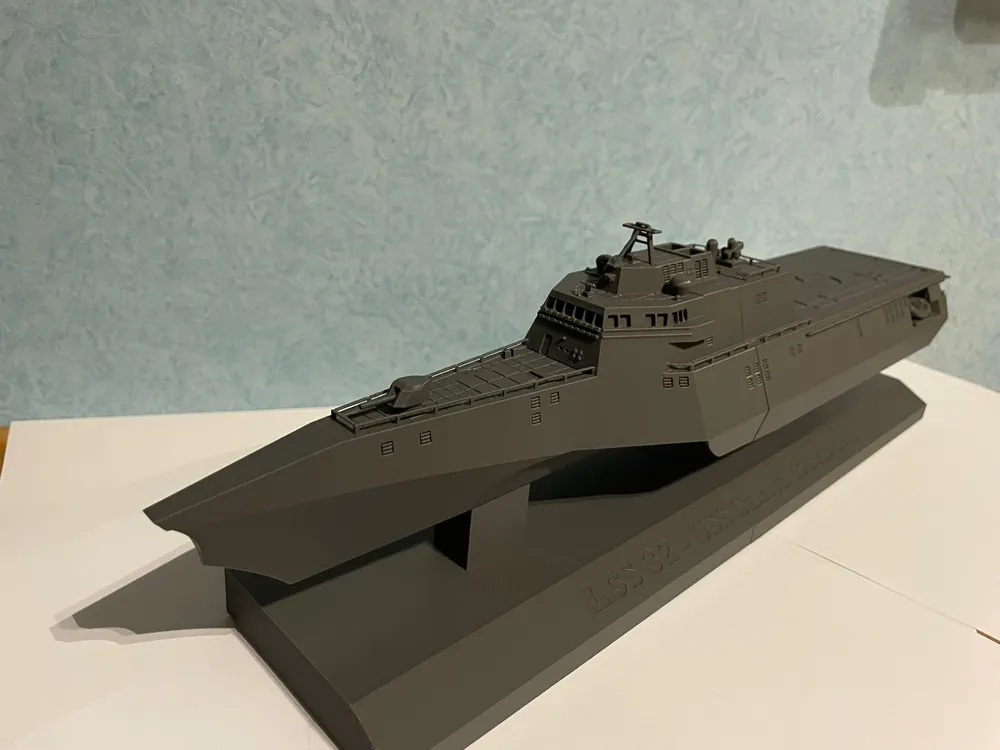 LCS 32 - USS Santa Barbara - Free 3D Print Model - MakerWorld