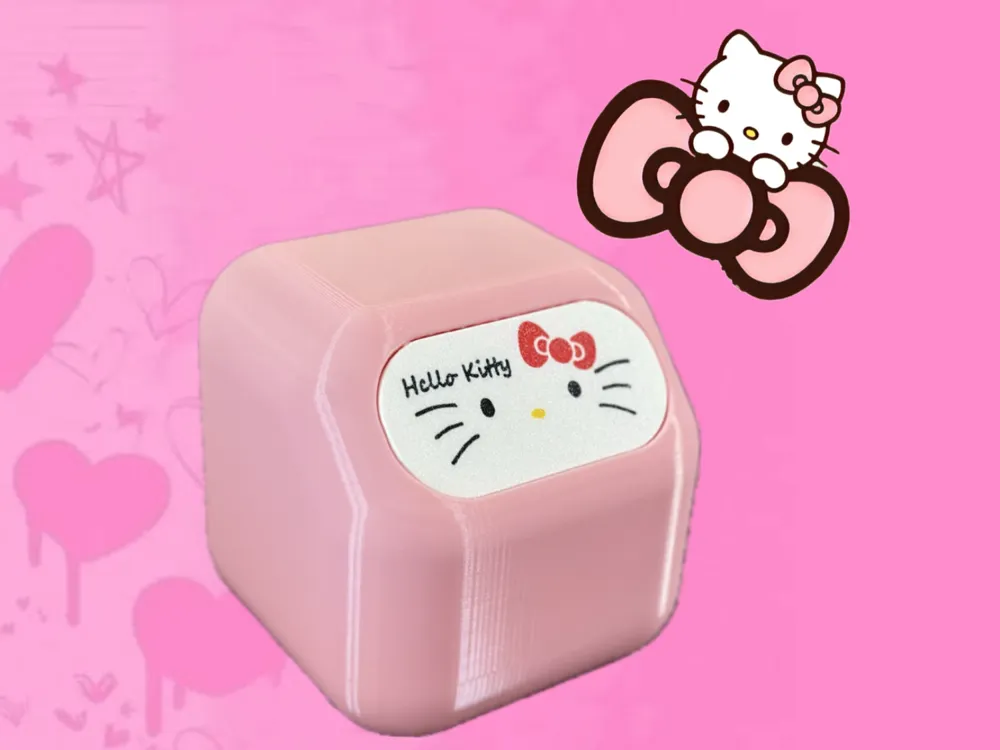 Hello Kitty trash bin by 3Dcrabi MakerWorld: Download Free 3D Models