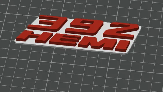 Dodge 392 Hemi Badge by locketts97 - MakerWorld