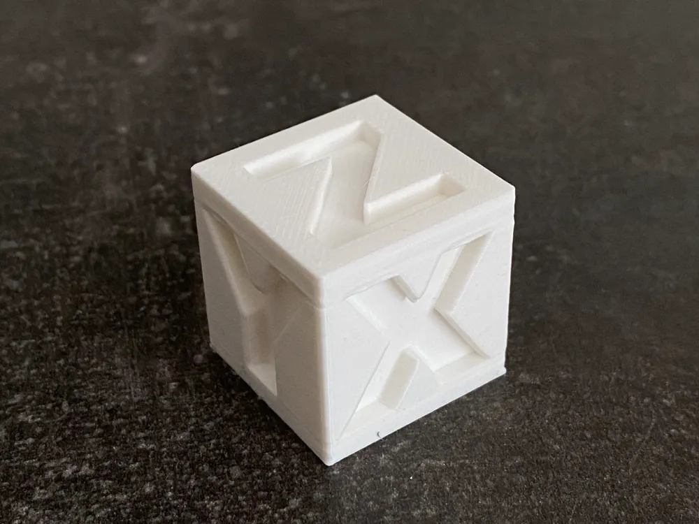 XYZ cube calibrate test 25x25x25mm - Free 3D Print Model - MakerWorld