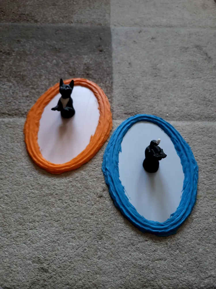 Portal Cat - Decoration - Free 3D Print Model - MakerWorld