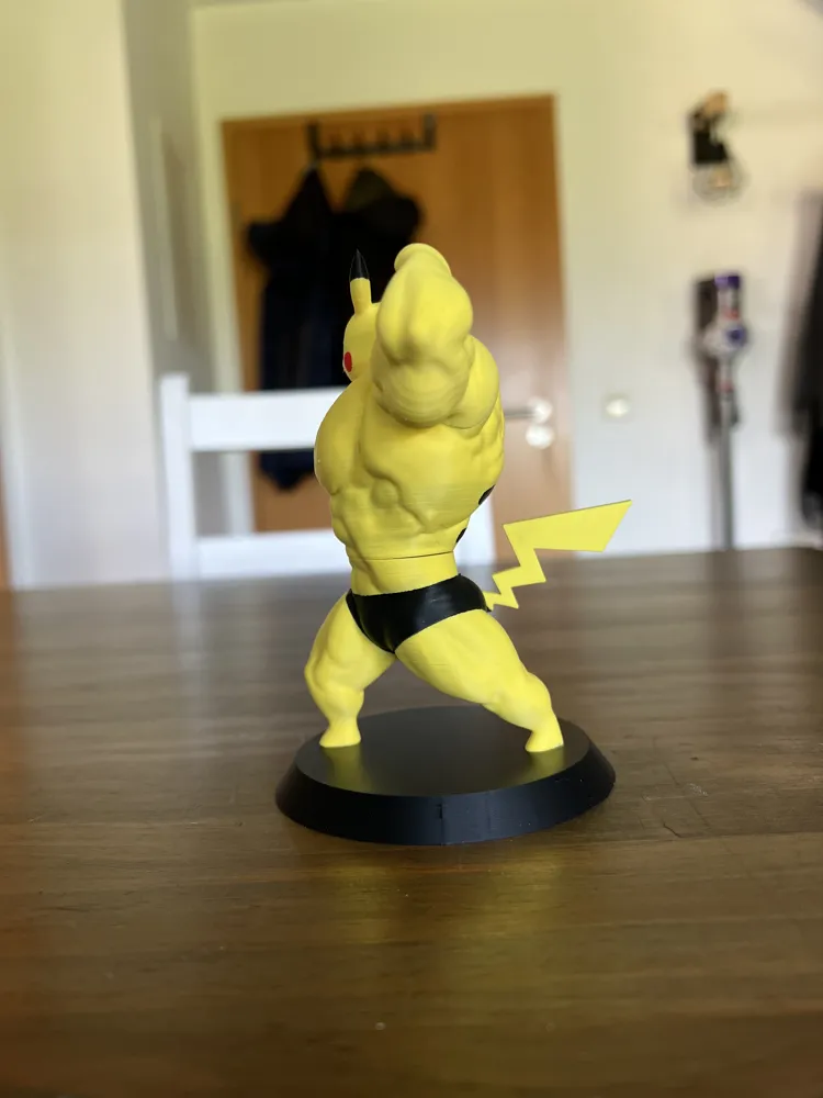 Pikachu ultra musculoso Remezclado por Fix002 MakerWorld: Descarga ...