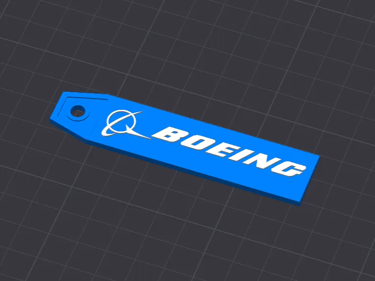 BOEING TAG - Free 3D Print Model - MakerWorld