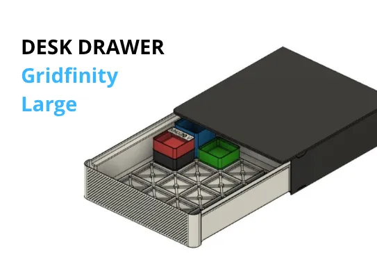 Desk Drawer - Gridfinity Remixed by Depa MakerWorld: Download Free 3D ...