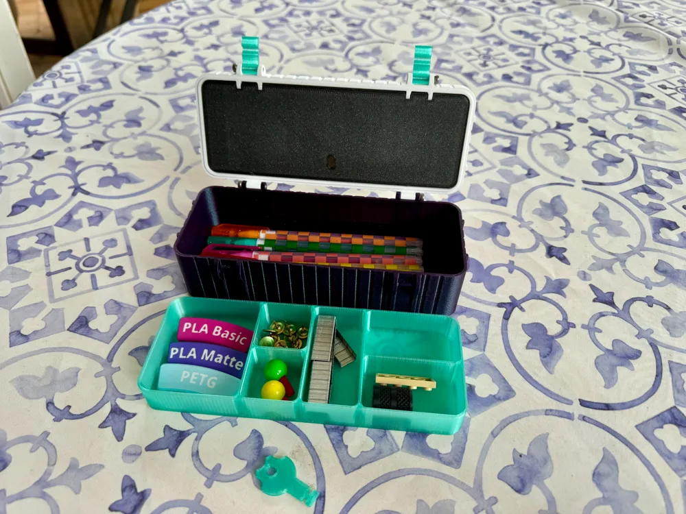 Rugged Pencil / Tool Case with hidden compartment - Free 3D Print Model ...