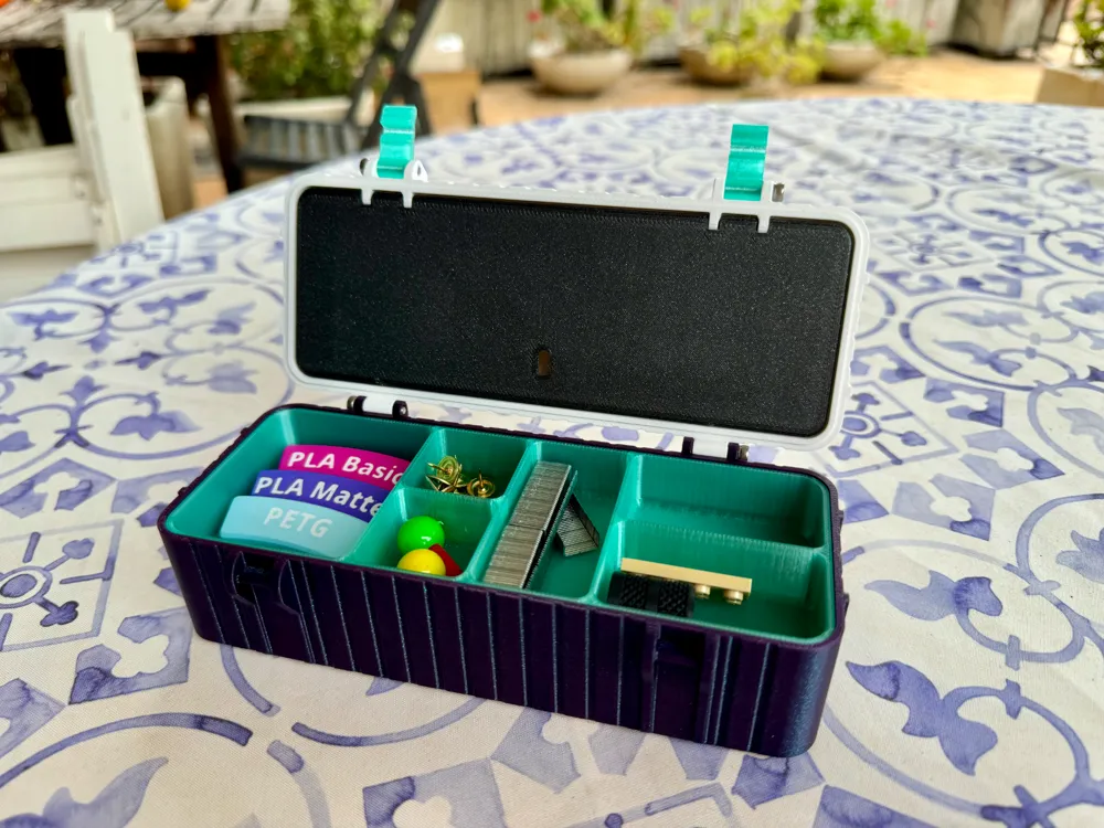Rugged Pencil / Tool Case with hidden compartment - Free 3D Print Model ...