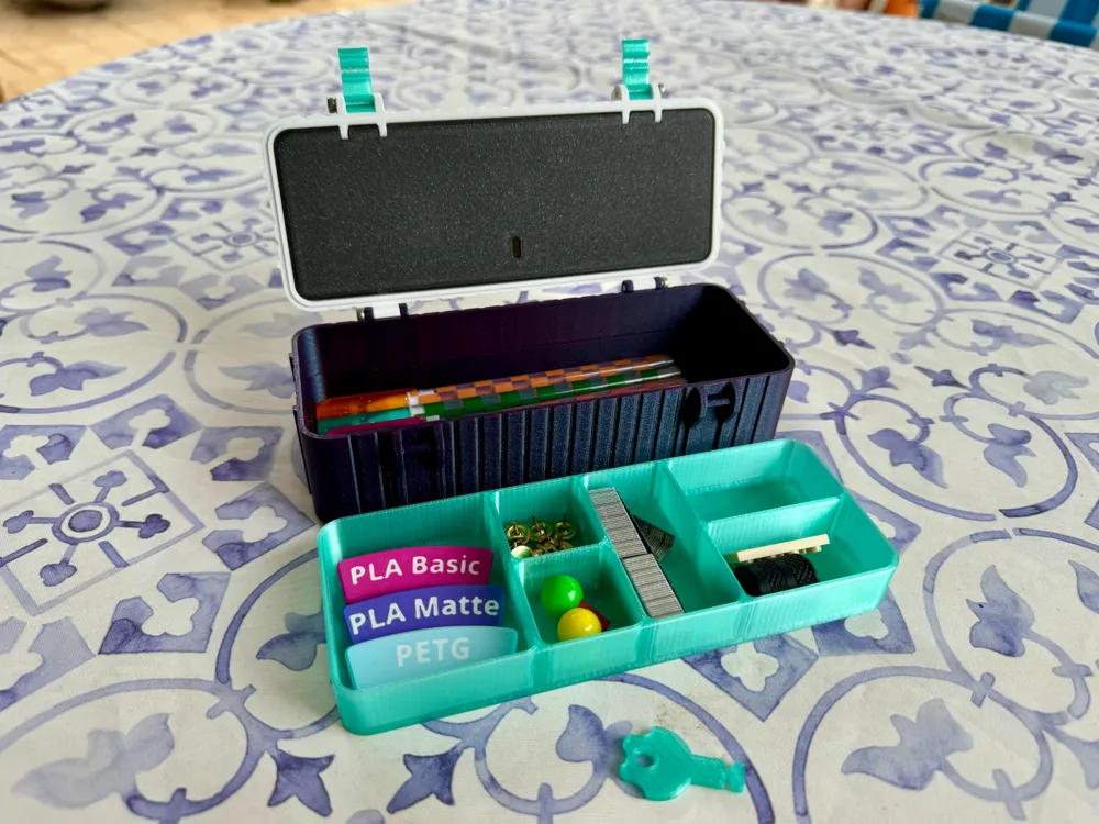 Rugged Pencil / Tool Case with hidden compartment - Free 3D Print Model ...