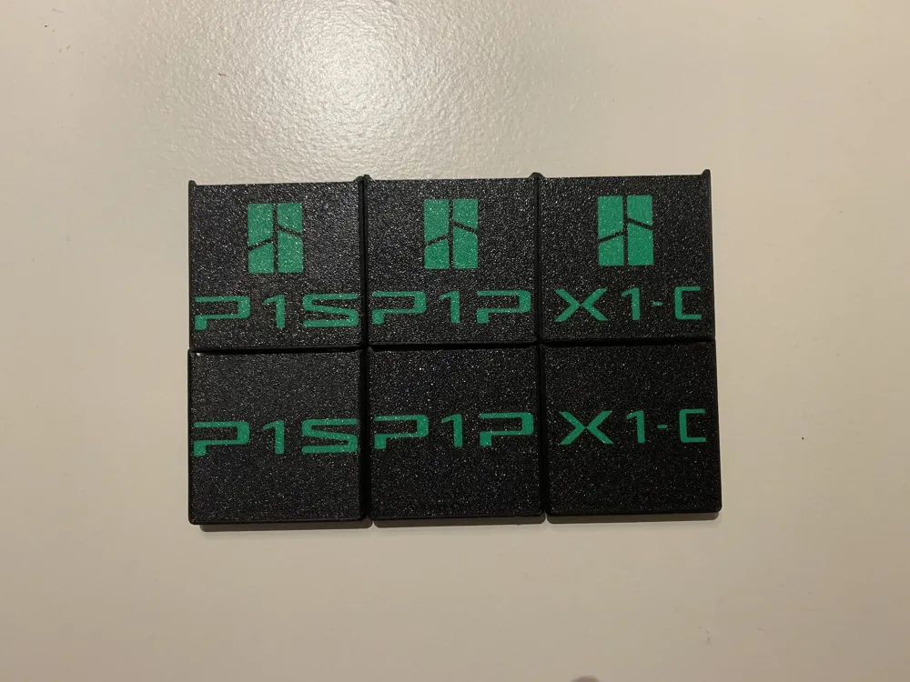 P1S,X1C,P1P Poop Cover_ 6 Diff_PrinterName+Logo Remixed by sweb3791 ...