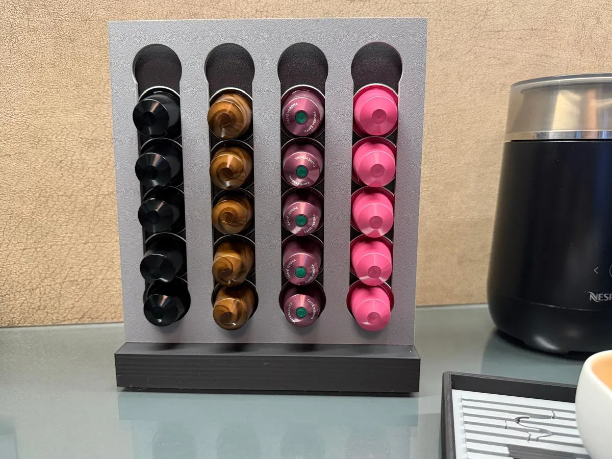 Nespresso pod dispenser - capsule holder/organizer - Free 3D Print ...