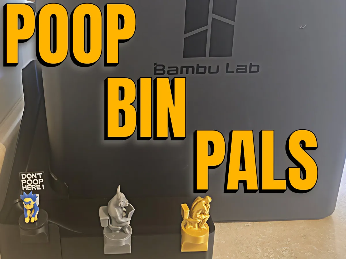 POOP BIN PALS - Free 3D Print Model - MakerWorld