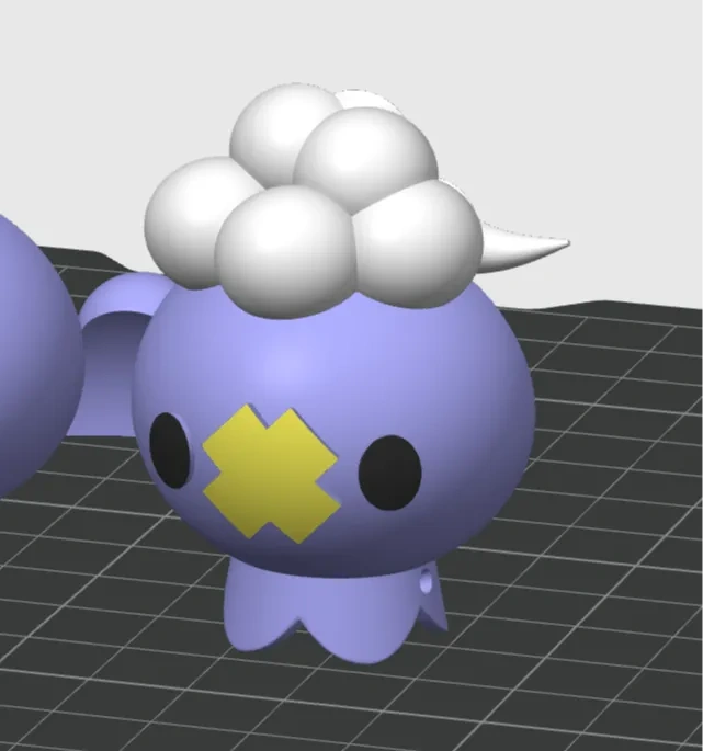 Pokemon Drifloon Fridge Magnet by hiroame - MakerWorld