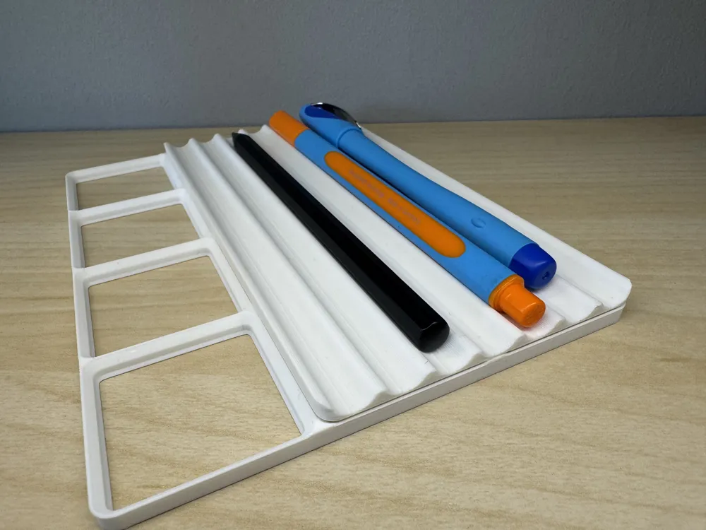 Gridfinity Pen Tray - Free 3D Print Model - MakerWorld