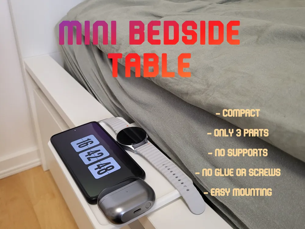 Mini bedside table - Free 3D Print Model - MakerWorld