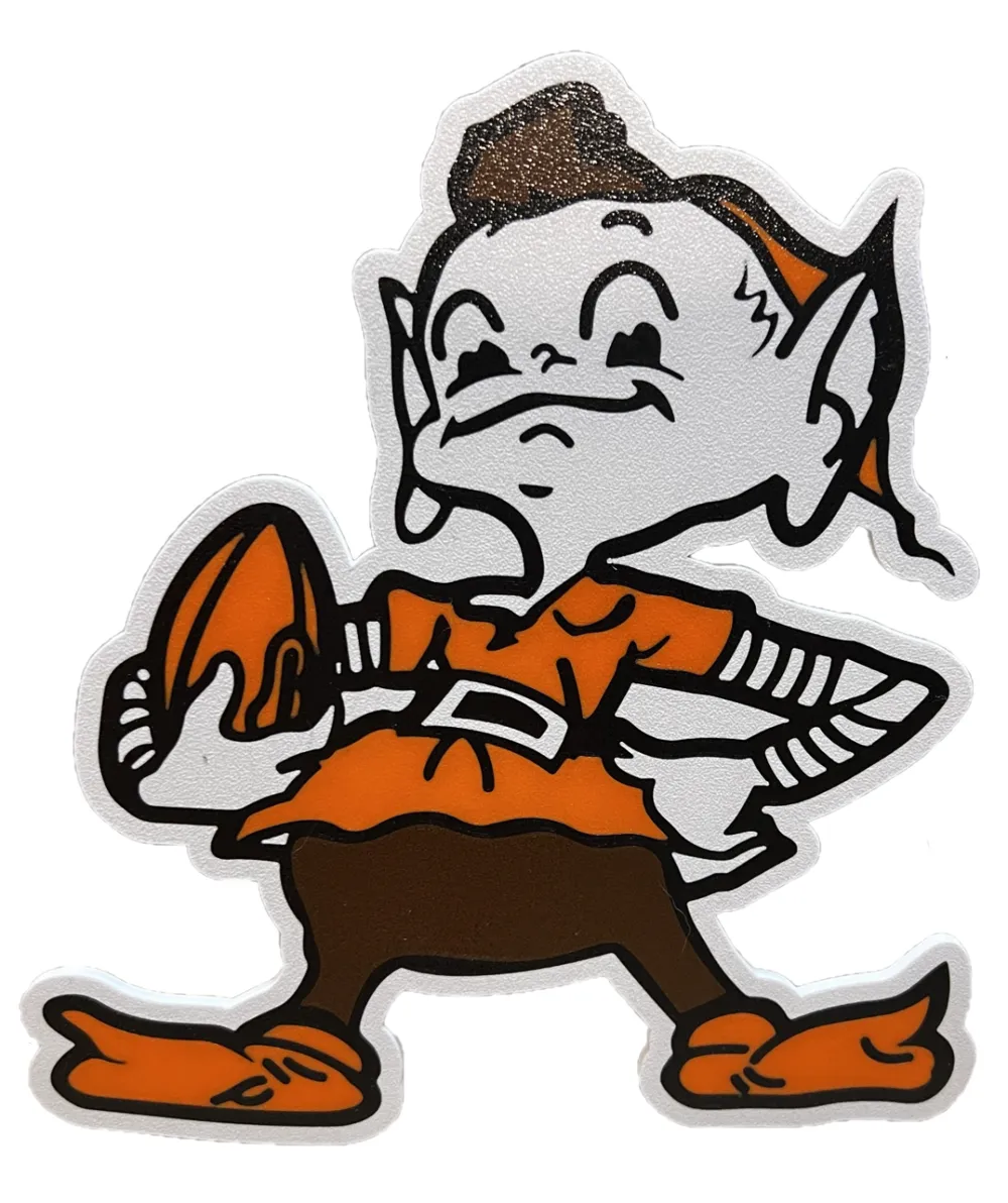 Cleveland Browns Brownie Elf Logo Wall Display by michaelwjerome ...