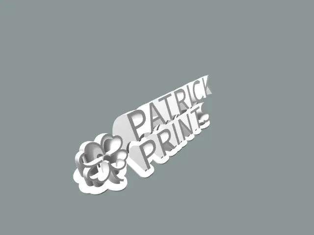 Patrick prints Name Plate by Patrick Prints - MakerWorld