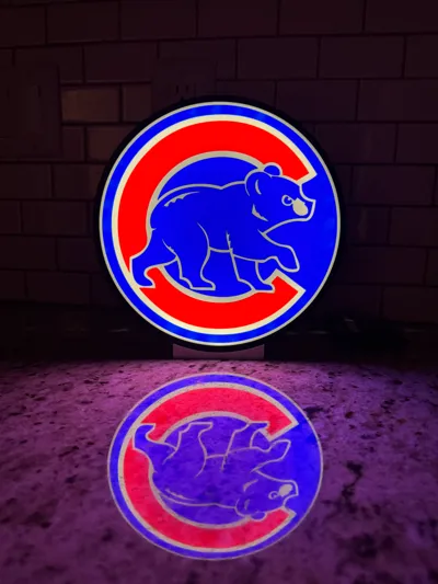 Chicago Cubs LED Sign by jo_kingg - MakerWorld