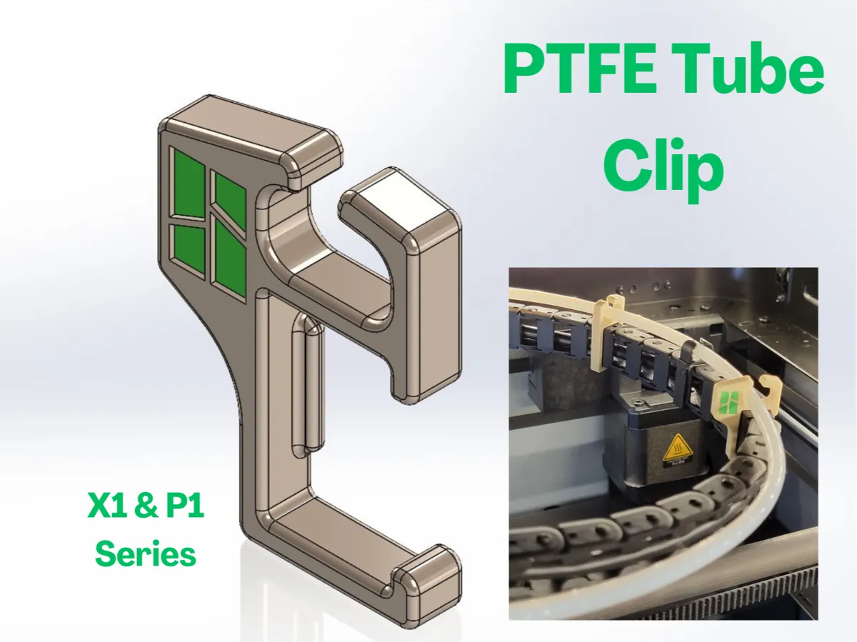PTFE Tube Clip by 3DTechBase MakerWorld: Download Free 3D Models