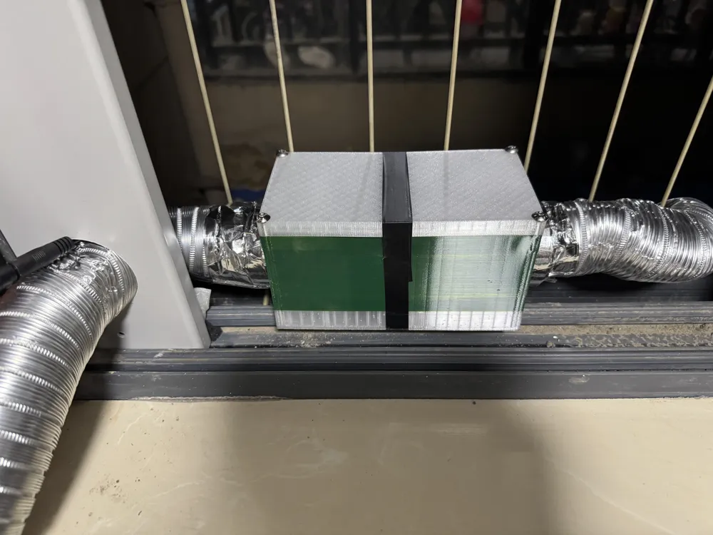 8cm High-Velocity Waterproof Fan Enclosure by daqing MakerWorld ...