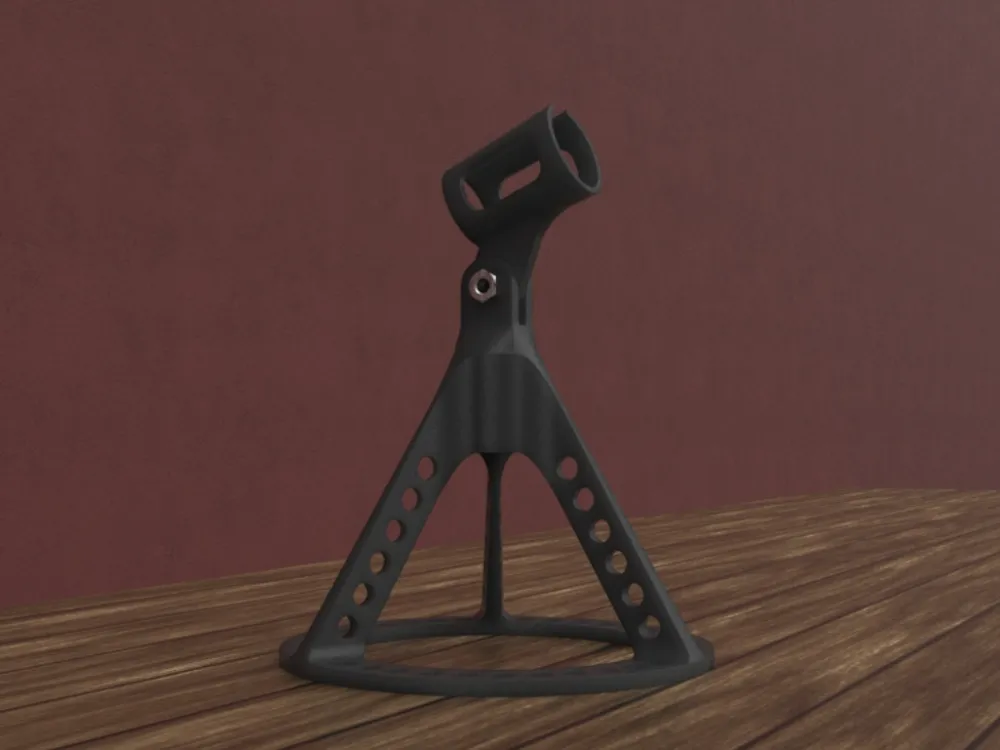 Desktop Mic Stand - Free 3D Print Model - MakerWorld
