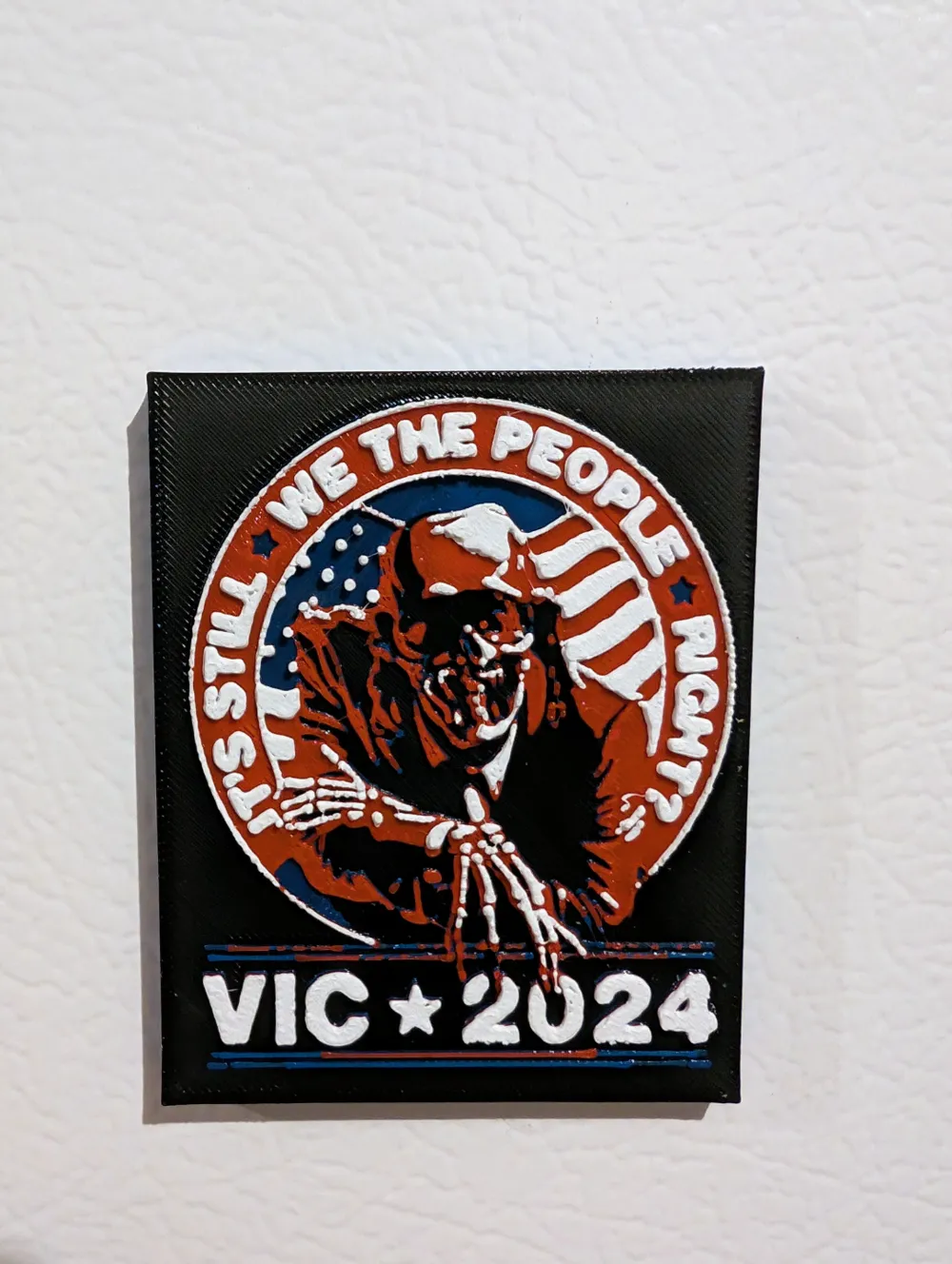 Vic Rattlehead - Megadeth HueForge Magnet by mindlessdad - MakerWorld