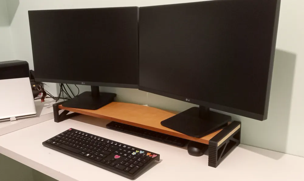 CLEAN MONITOR RISER by MauricioDUARTE MakerWorld: Download Free 3D Models