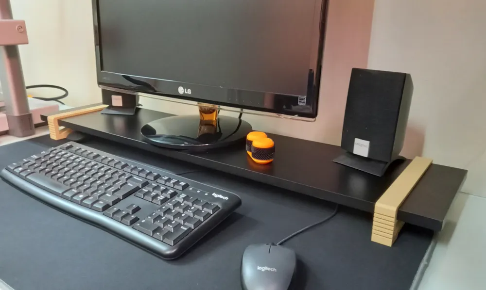 CLEAN MONITOR RISER by MauricioDUARTE MakerWorld: Download Free 3D Models