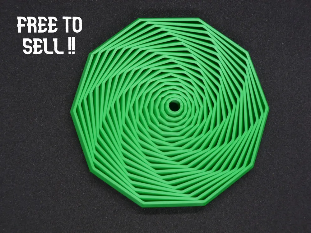 decagon fidget 20 rings( free to sell) by Can't stop 3d printing ...
