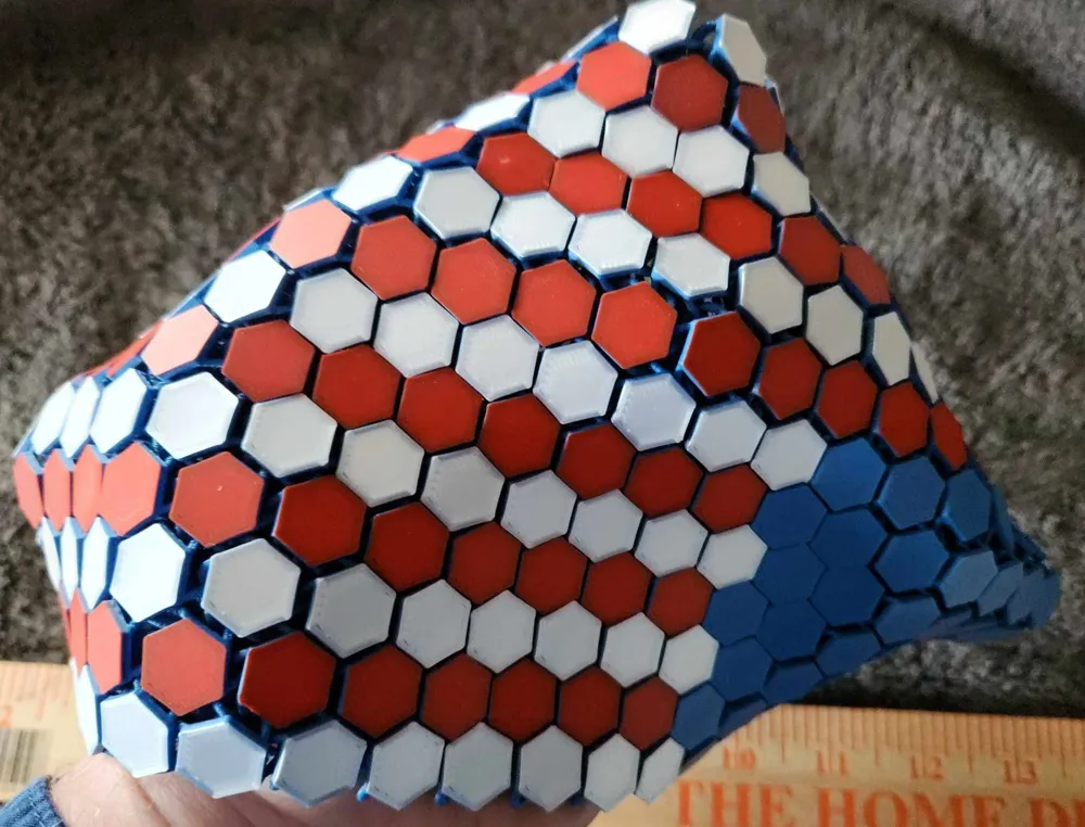 NASA Flexible Fabric US Flag - Free 3D Print Model - MakerWorld