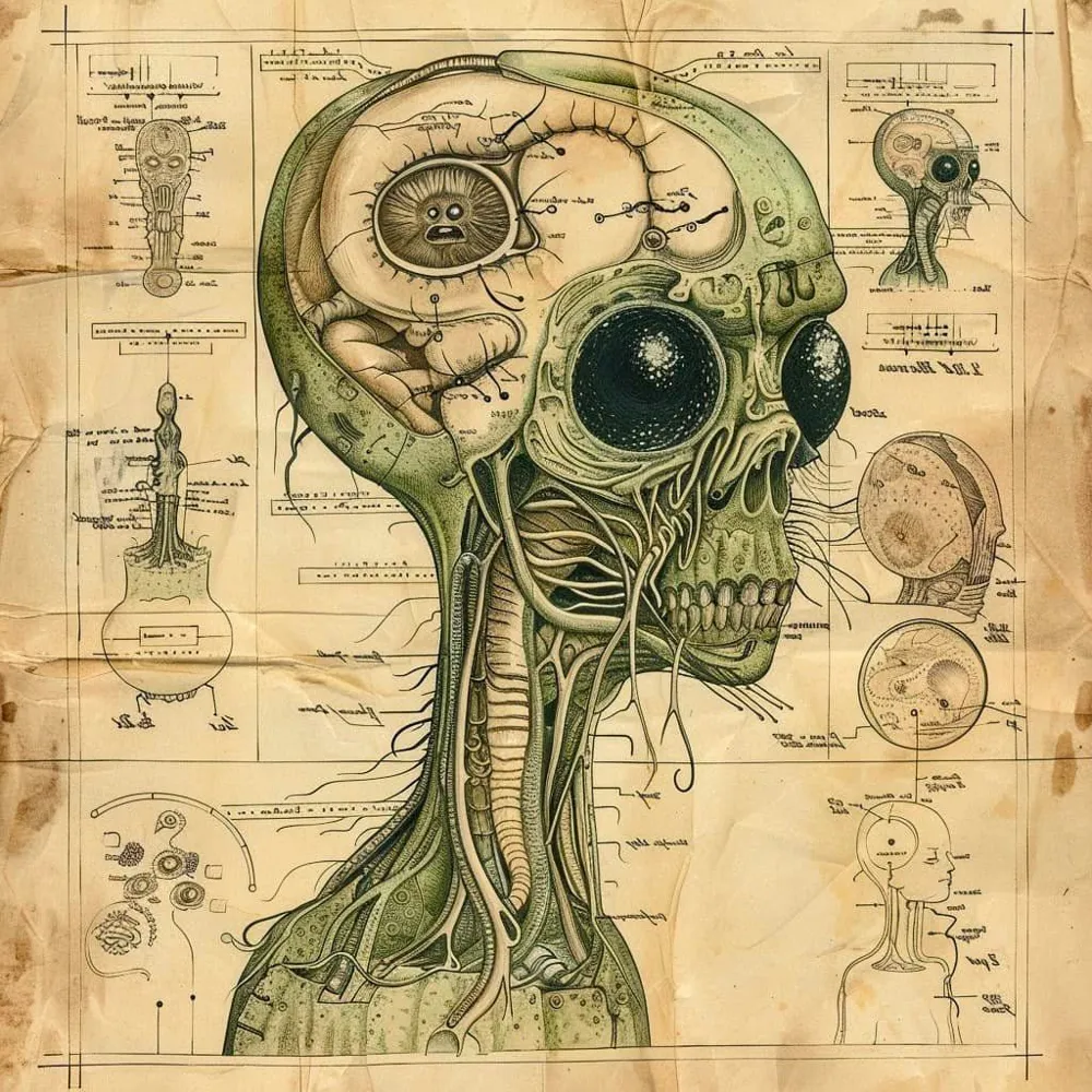 Alien DIagram by Heath - MakerWorld