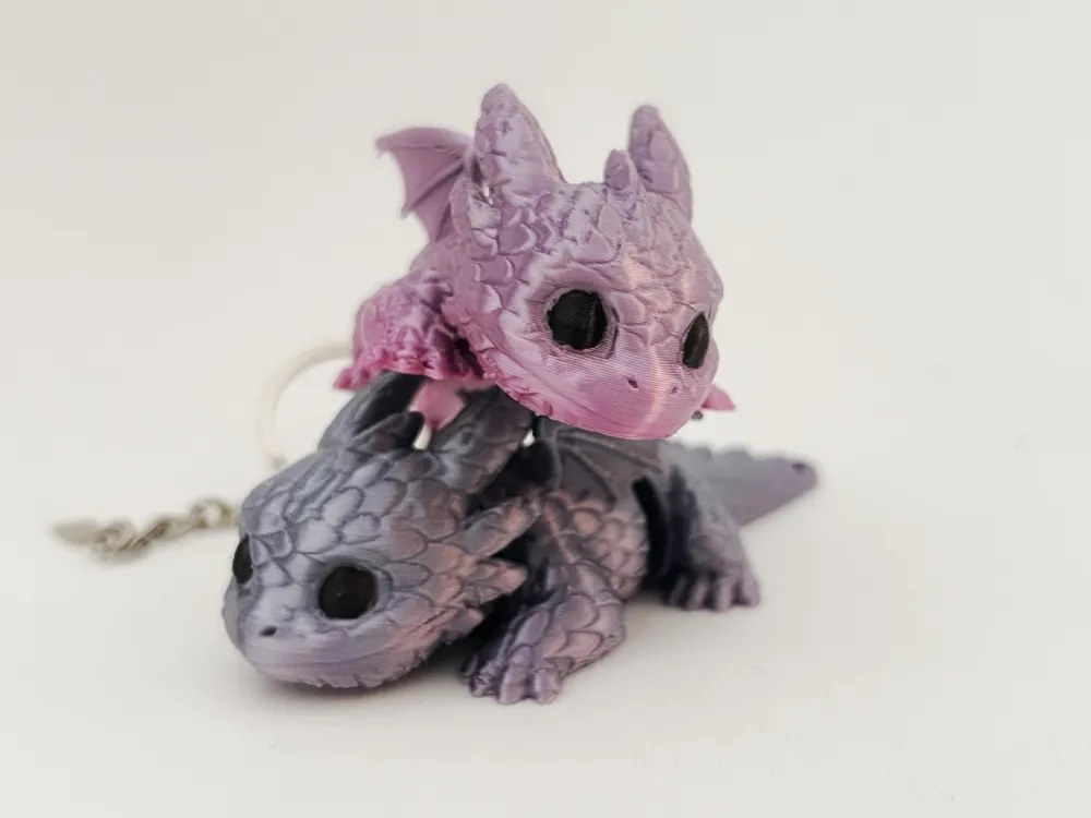 Articulated Night Fury Keychain by ASTAR MakerWorld: Download Free 3D ...