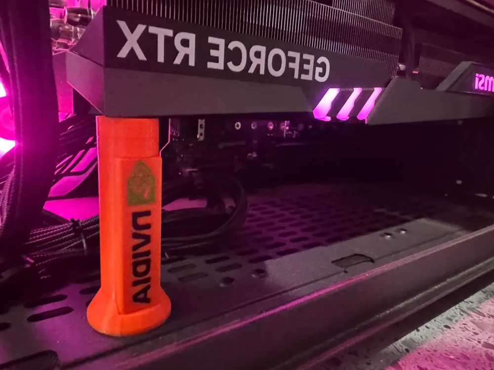 Adjustable GPU Support Bracket by JinnGame MakerWorld: Download Free 3D Models