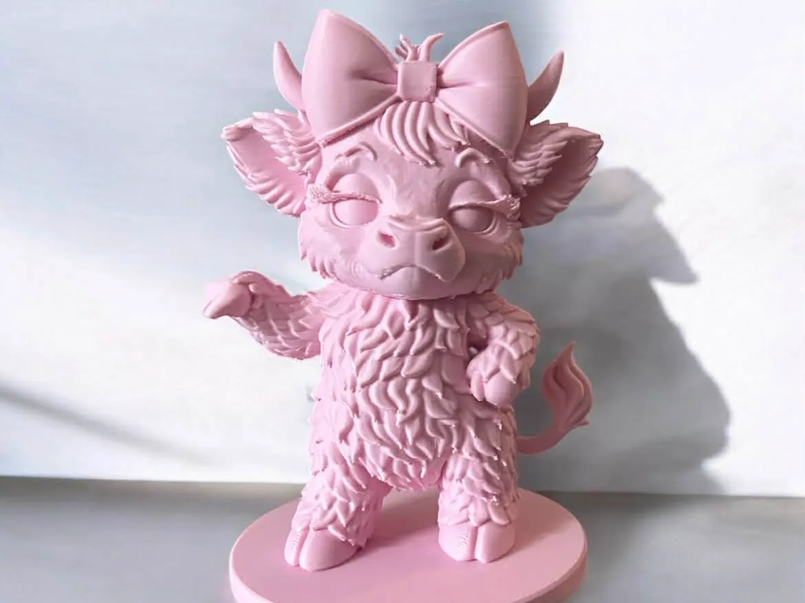 Highland cow sassy - Free 3D Print Model - MakerWorld